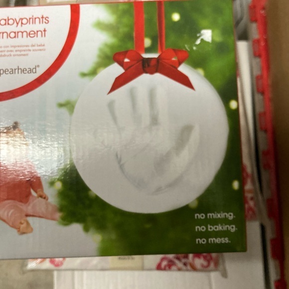 Pearhead | Accents | Keepsake Ornament Kit Kids Handfoot Print Or Paw ...